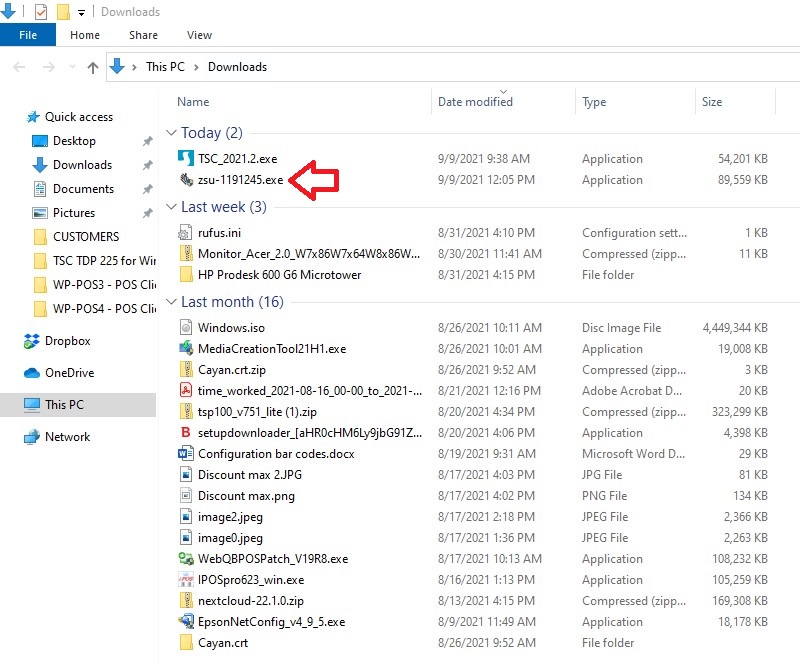 Install a TSC TDP-225 Label Printer (Windows 10) – Individual Point of Sale