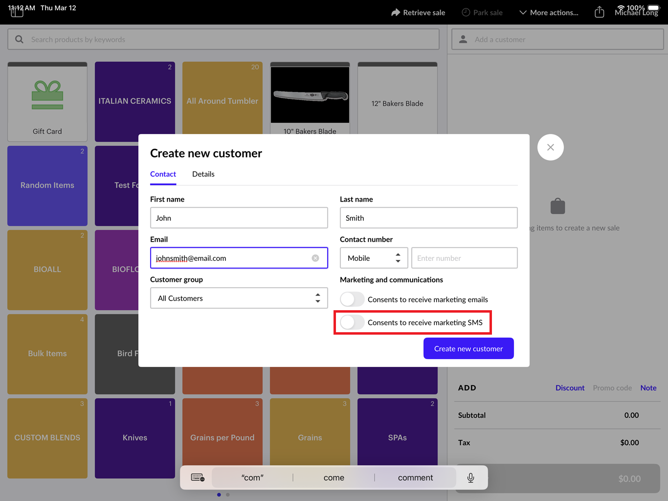 [LSX] Changes to the LSX POS iPad app version 6.12.0 – Individual Point ...