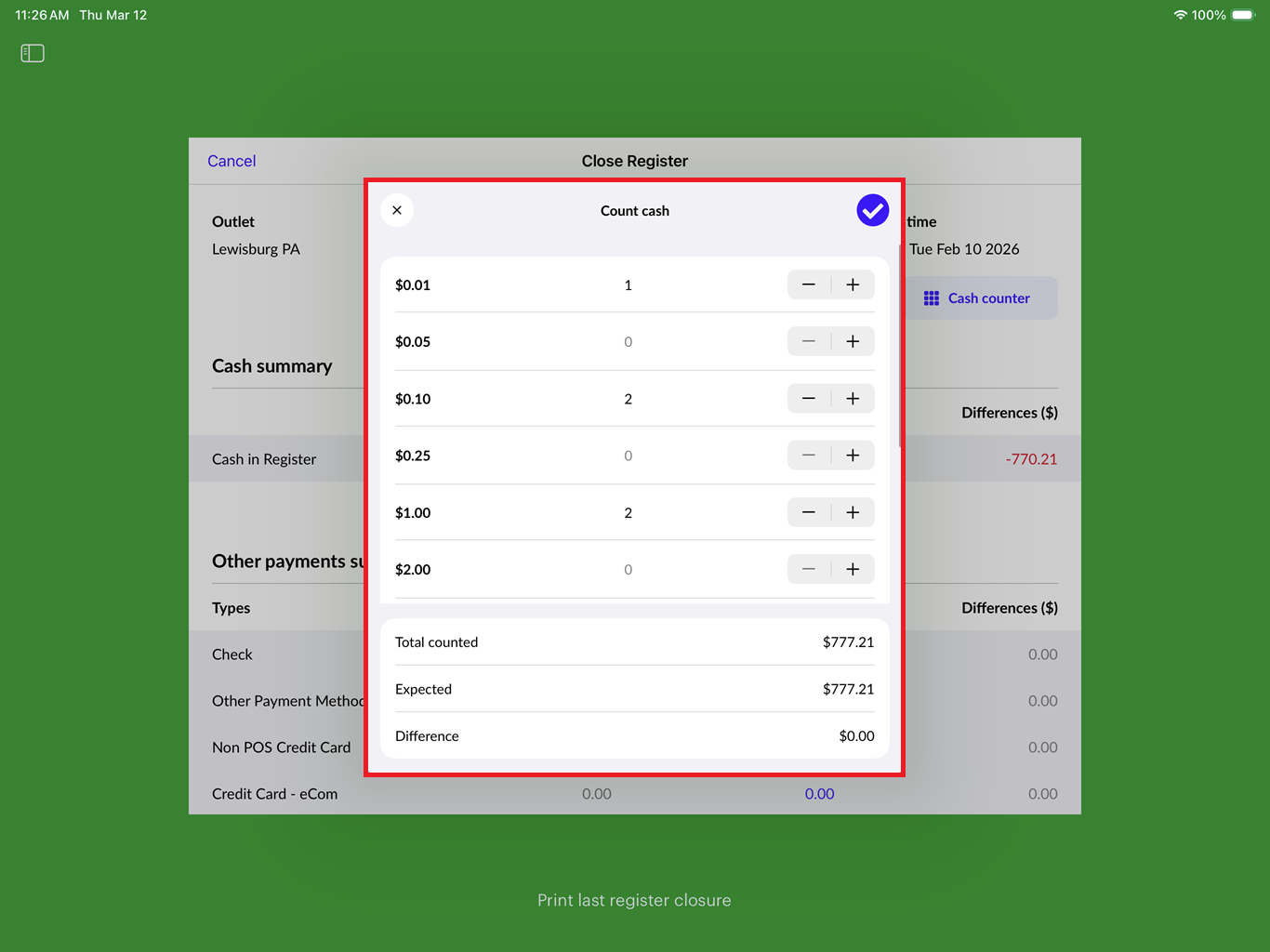 [LSX] Changes to the LSX POS iPad app version 6.12.0 – Individual Point ...